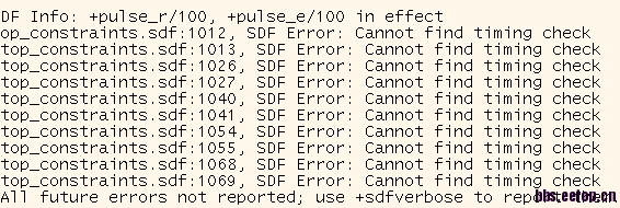 DC SDF error:cannot fing timing check[已解决] - 后端讨论区 - EETOP 创芯网论坛 (原名：电子顶级开发网)